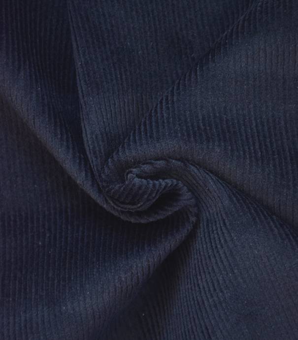 Tissu bleu marine au mètre - cousette