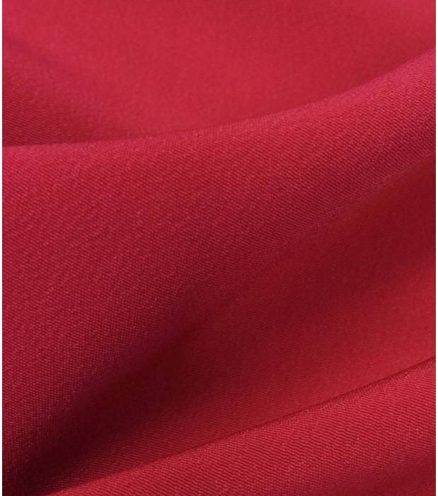 Crêpe Luxury polyester rouge cerise