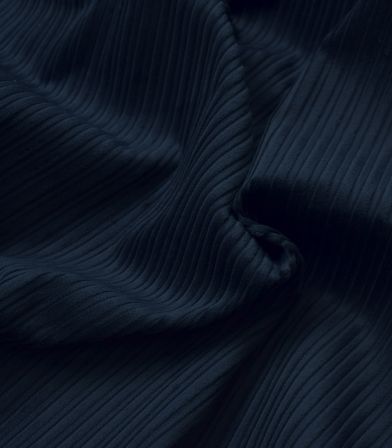 Tissu bleu marine au mètre - cousette